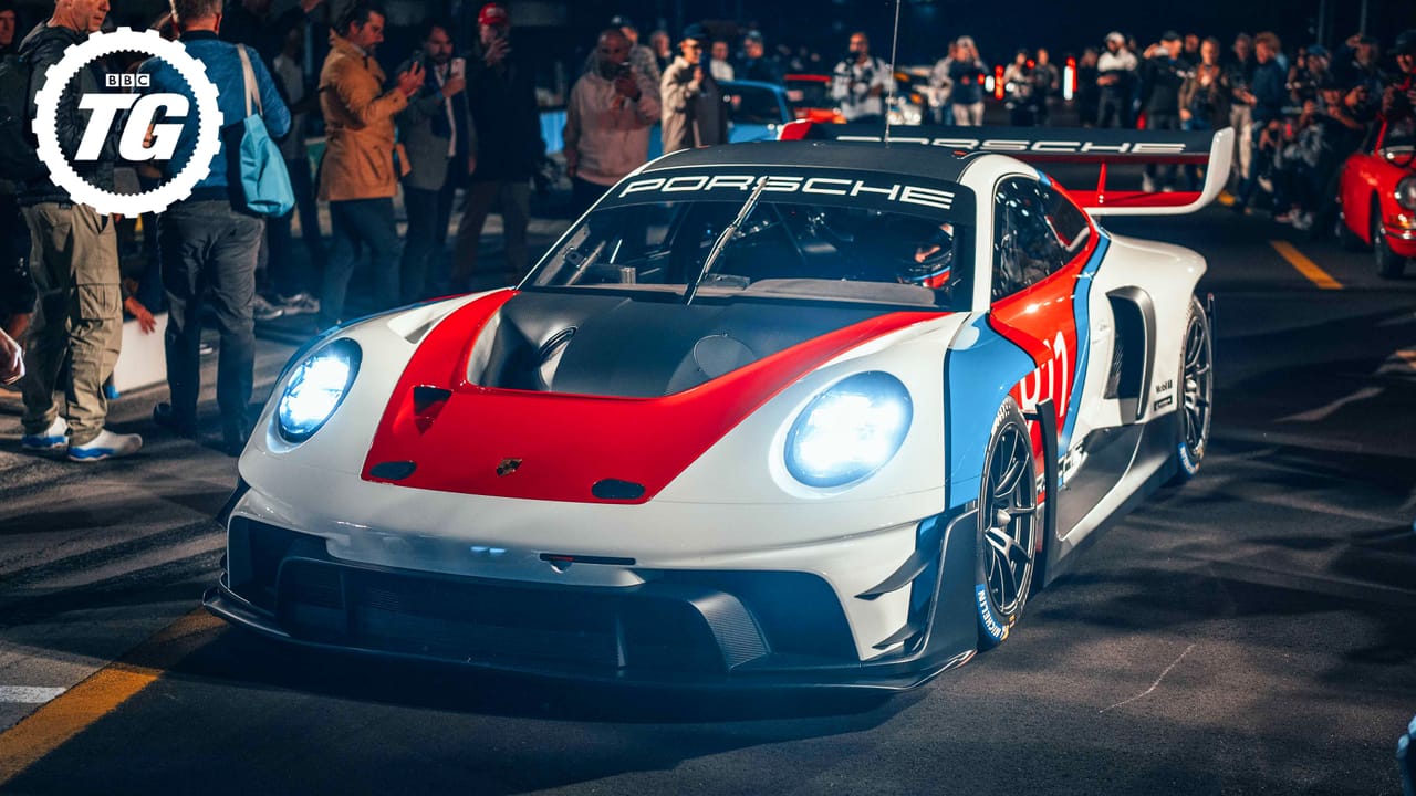Video: new $1m 911 GT3 R revealed at Porsche's mega birthday party | Top Gear
